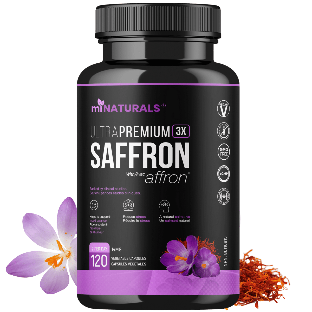 Saffron Supplements Canada | Science Backed | miNATURALS